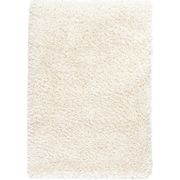 Ivy Bronx Wonardo Shaggy White/Beige Rug & Reviews | Wayfair.ie