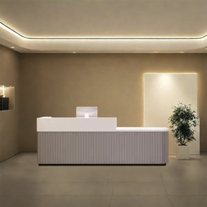Artistic Soul XKX Premium Furniture Rectangular Modern Front Desk ...