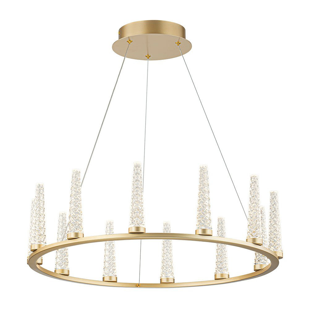 Mercer41 Daviel 1 - Light Dimmable LED Round Chandelier | Wayfair