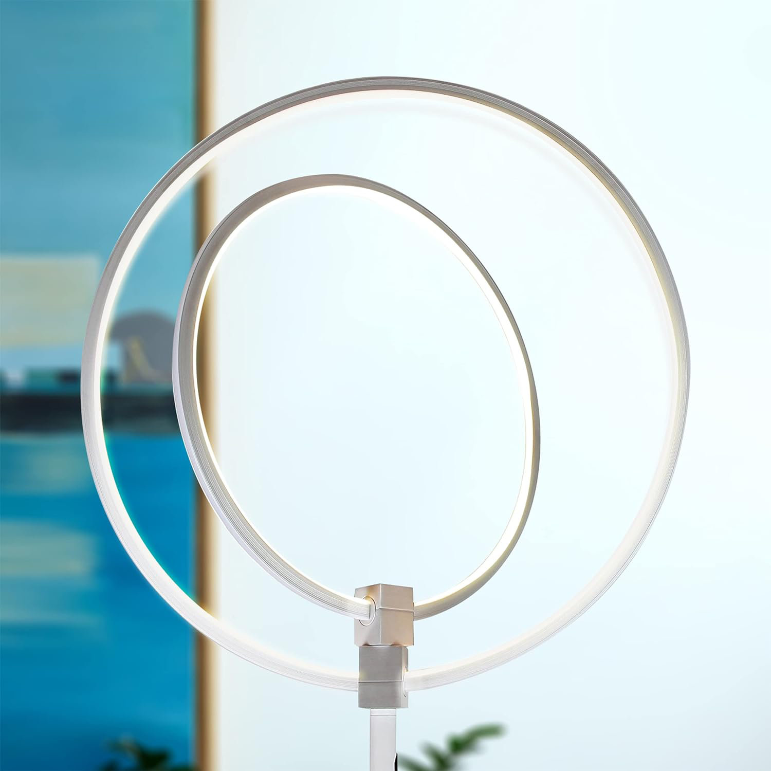 Rephen Lampe sur pied à DEL à intensité variable, lampe torchère ...