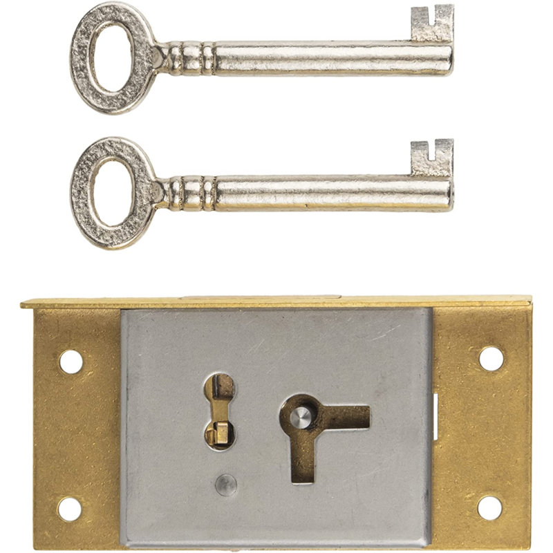 UNIQANTIQ HARDWARE SUPPLY Left Hand Cabinet Door or Drawer Brass Half ...
