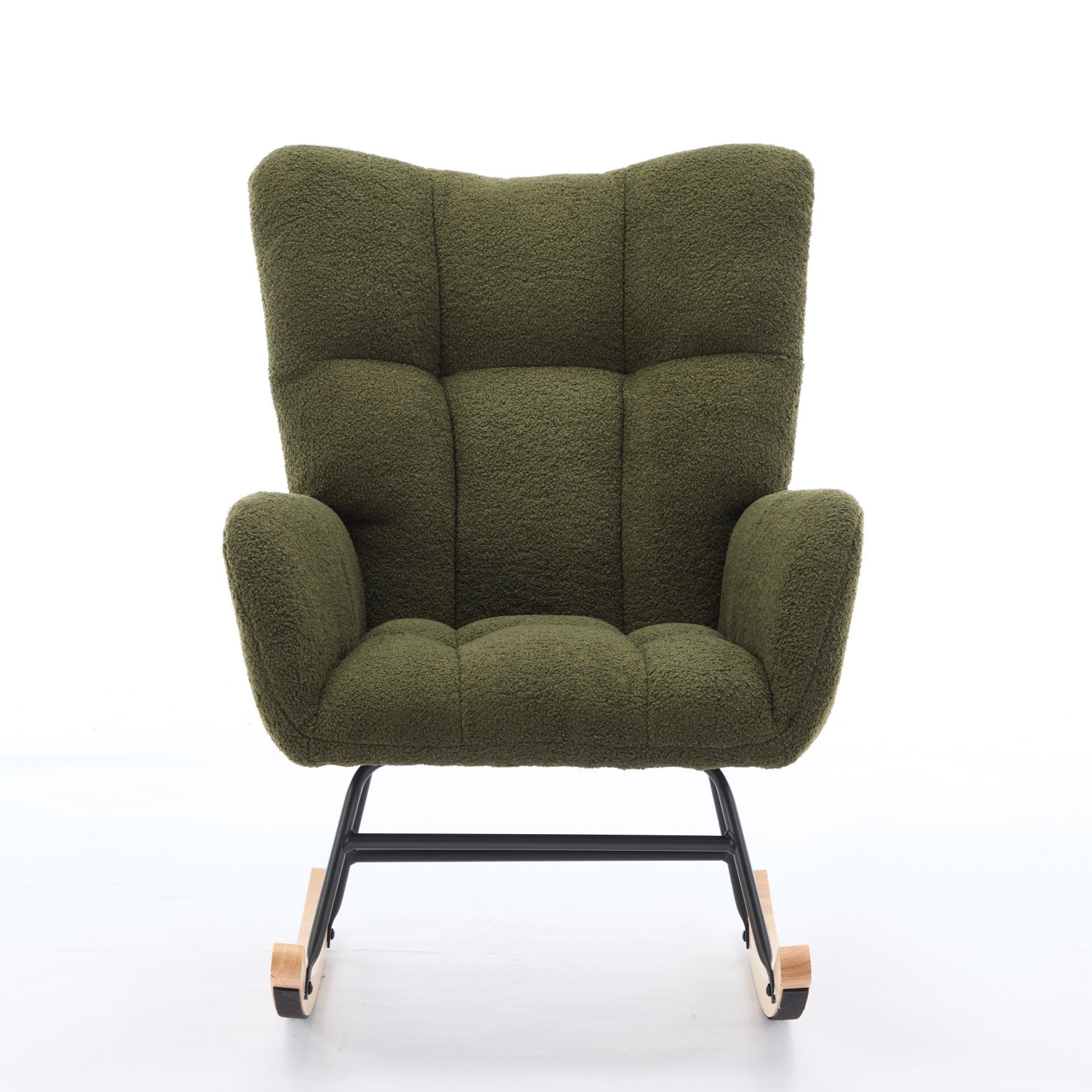 Mercer41 Modern Swing Decorative Chair, Upholstered Sliding Chair ...