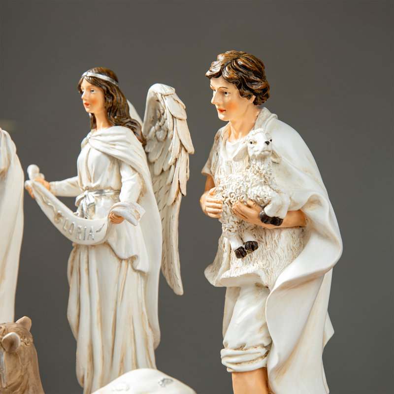 The Holiday Aisle® 12 Pieces Nativity Figurine Set & Reviews | Wayfair