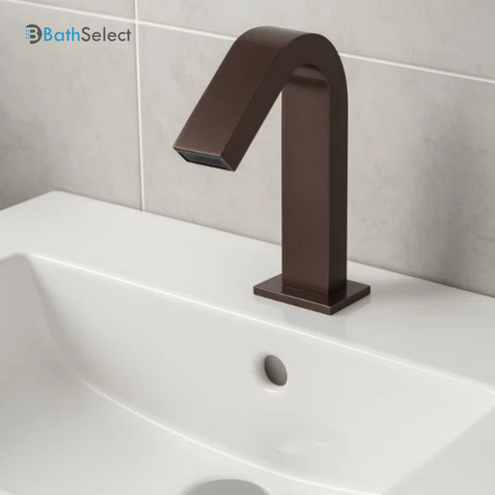 BathSelect Deauville Light Oil Rubbed Bronze Touchless Faucet Soap ...