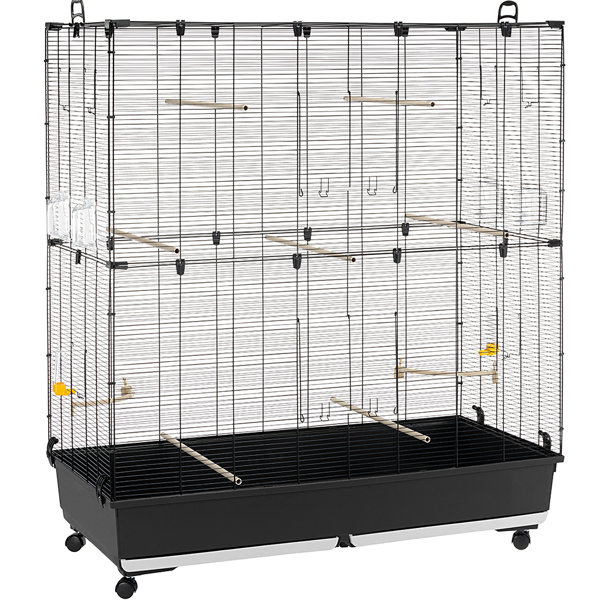Ferplast 135cm Flat Top Floor Bird Cage with Wheels | Wayfair.co.uk