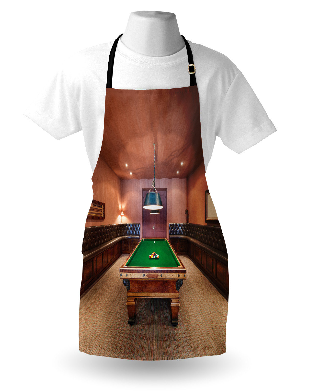 East Urban Home Modern Apron Unisex, Pool Table Billiard, Adult Size ...