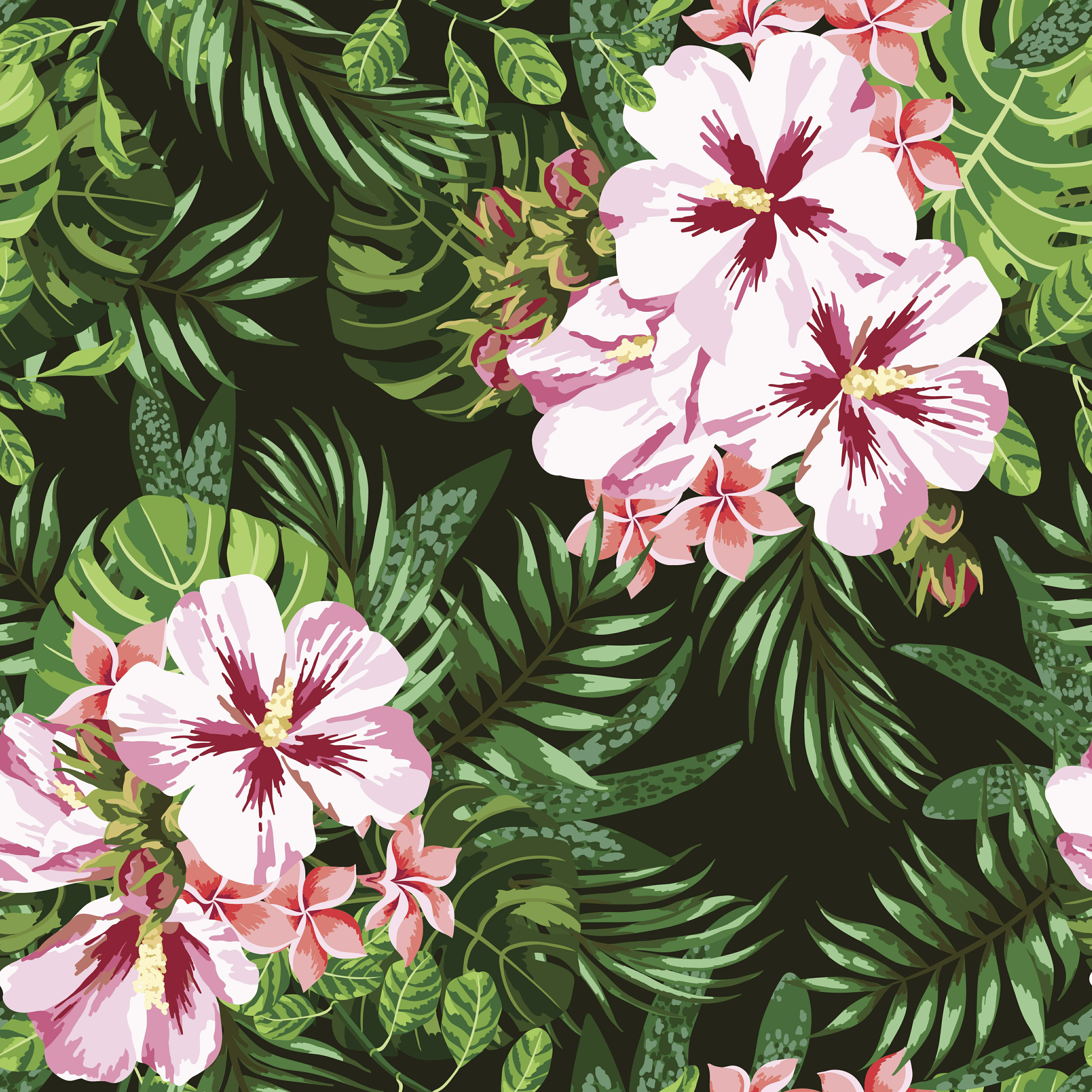 Bay Isle Home™ Exotic Hawaiian Floral Pattern by Nata Slavetskaya ...
