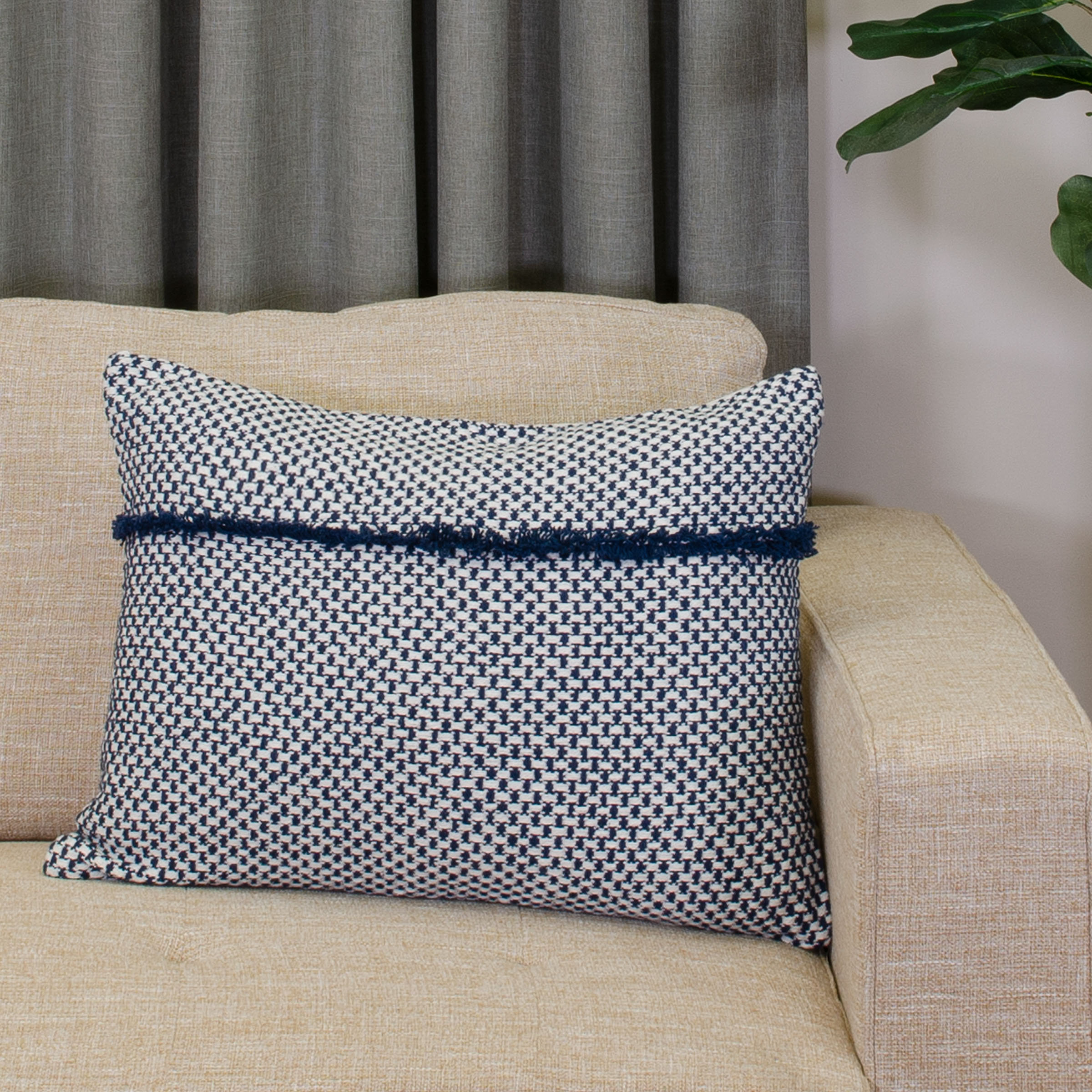 Vue by Ellery Sebastian Rectangular Cotton Pillow Cover & Insert ...