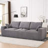 Latitude Run® Grey 5 Boneless Sectional Cloud Couch With Chaise, 113" U ...