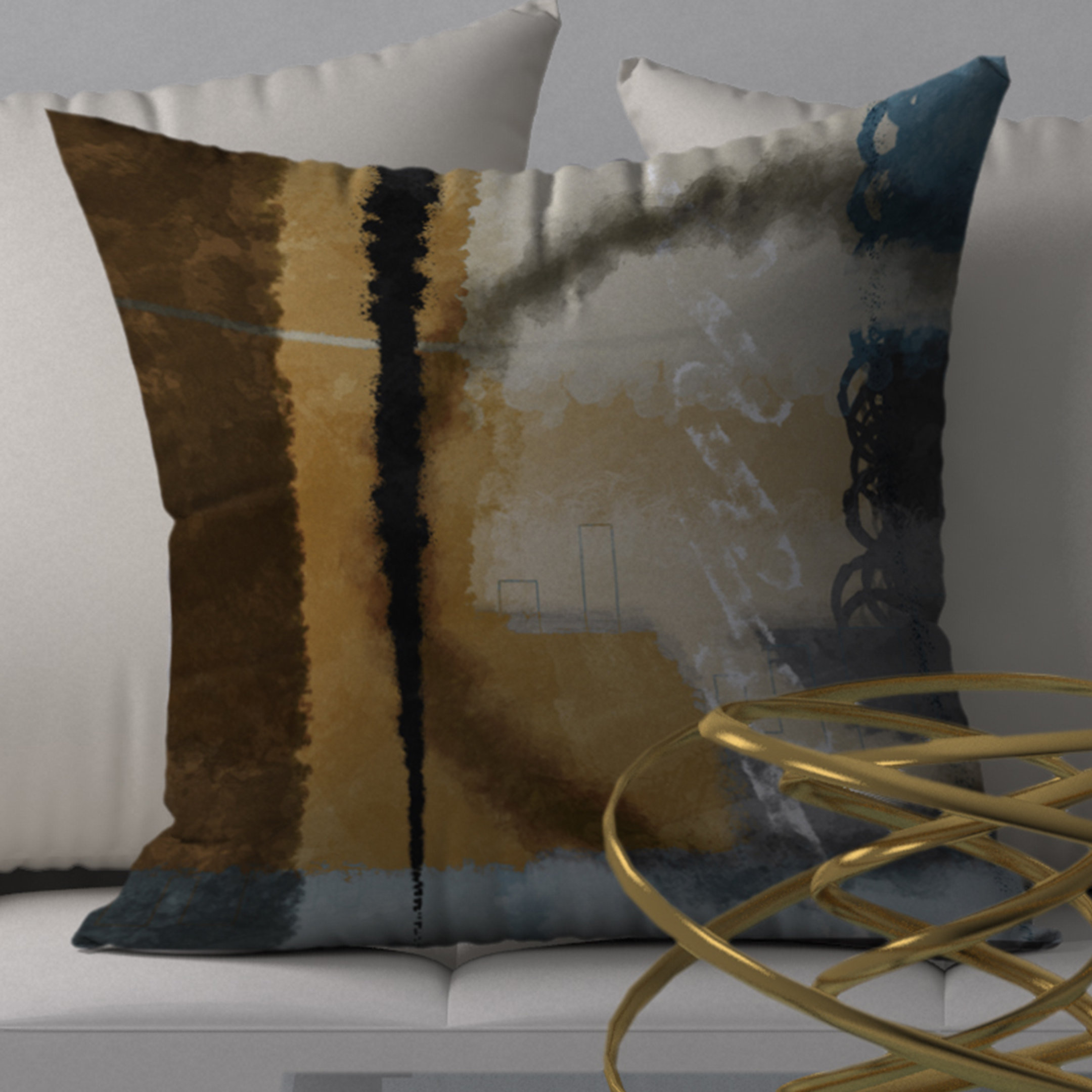 LeRoi Products Slick Eye-Catching Square Pillow Cover & Insert | Wayfair