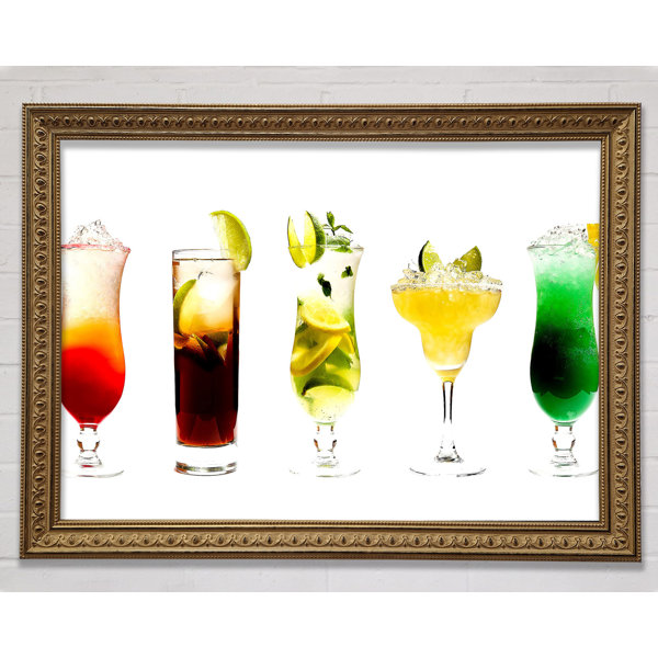 Bright Star Cocktails For The Ladies - Single Picture Frame Print ...