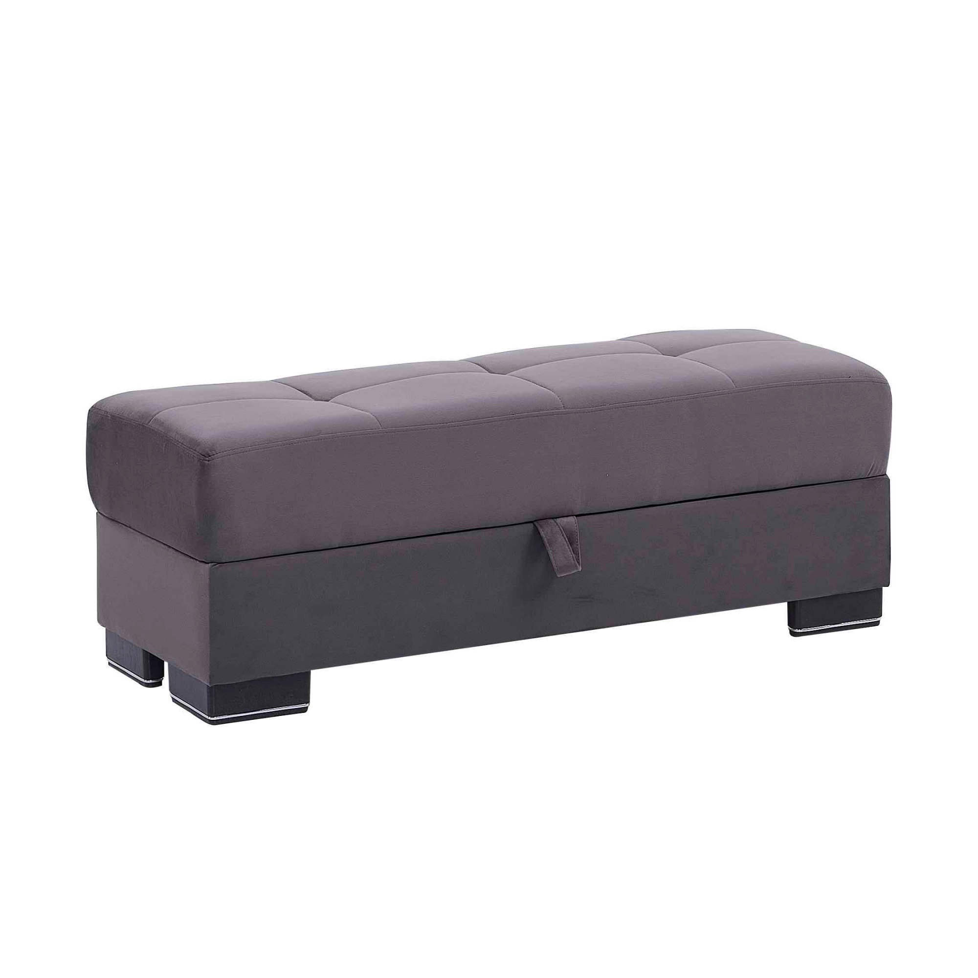 Hokku Designs Primenest Skyhaven Collection Upholste Ottoman With ...