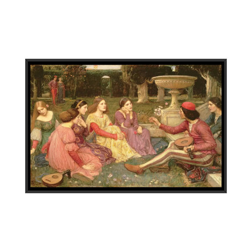Vault W Artwork The Decameron, 1916 by John William Waterhouse Gallery ...