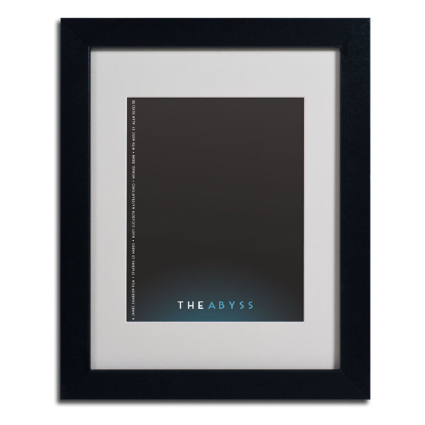 Trademark Art « the abyss » par megan romo, impression encadrée ...