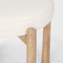 Joss & Main Rebecka Solid Wood Accent Stool | Joss & Main