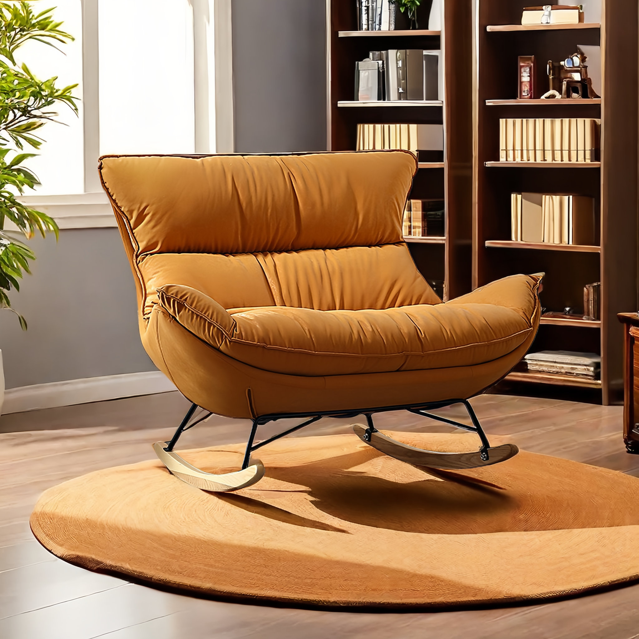 VIBORZ Upholstered Rocking Chair | Wayfair