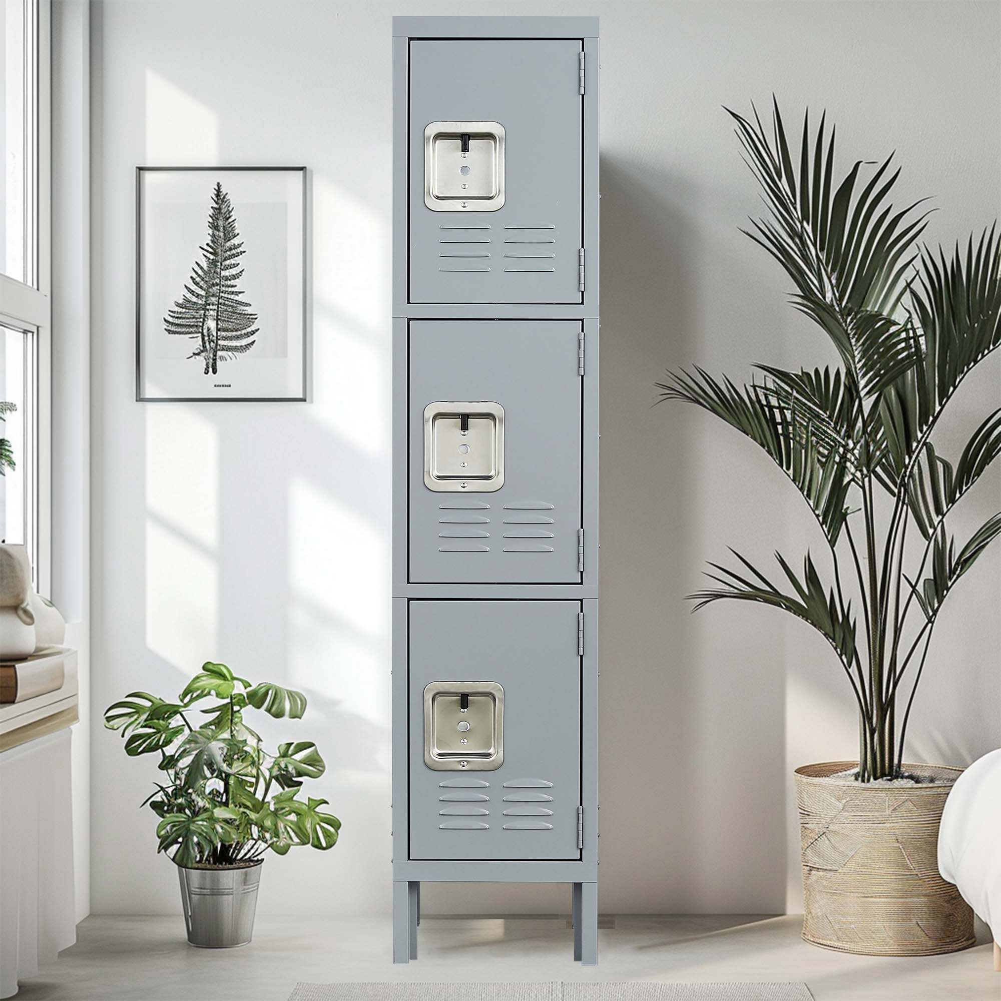 17 Stories Metal Lockers With Lock For Employees,Storage Locker Cabinet ...