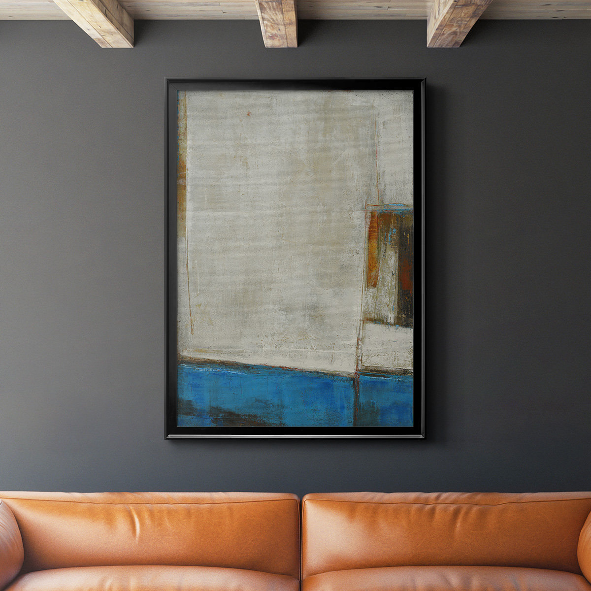 Ivy Bronx A Warped Window Premium Framed Print - Ready To Hang | Wayfair