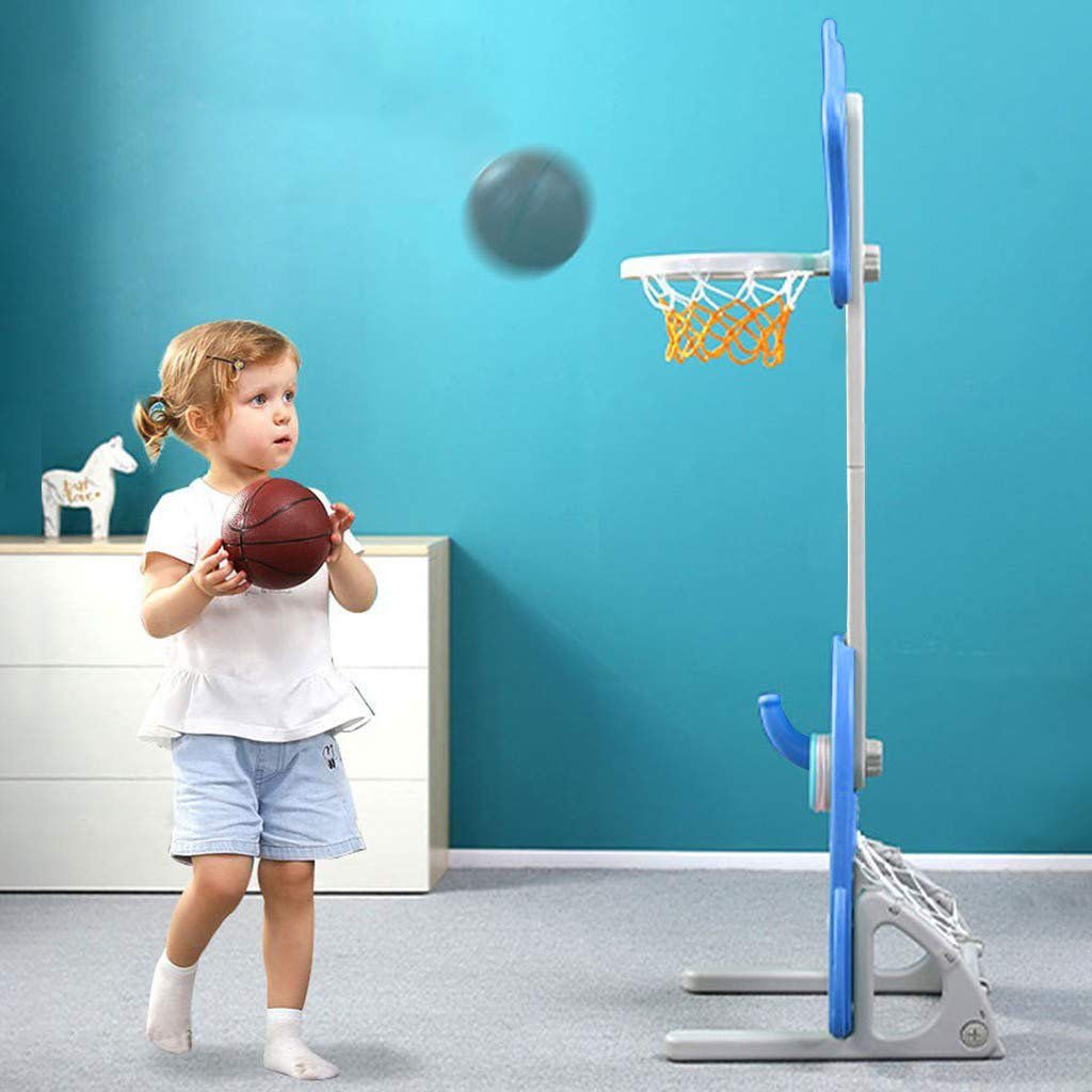 Oxodoi Adjustable Kids Basketball / Football Hoop For 3-6 Years Old ...
