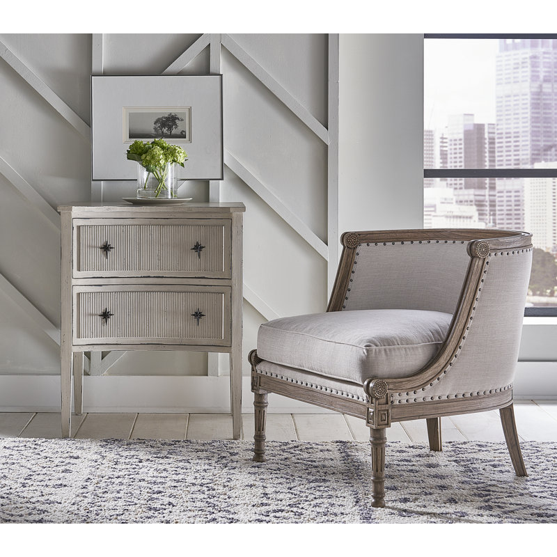 Red Barrel Studio® Solid Wood 2 - Drawer Accent Chest | Wayfair