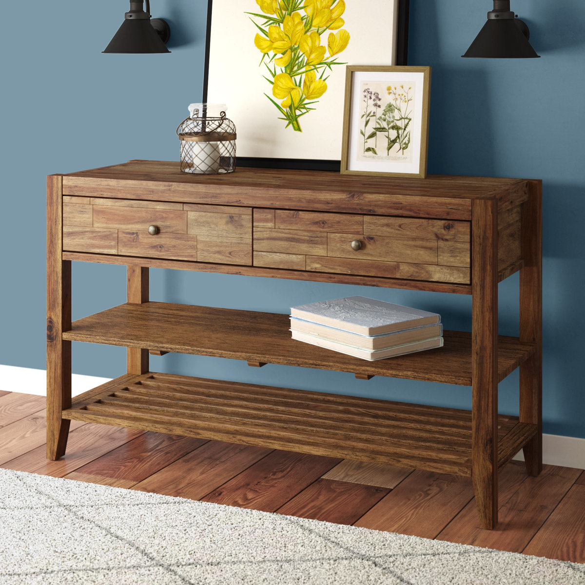 Beachcrest Home™ Flavio 48" Solid Wood Console Table & Reviews | Wayfair