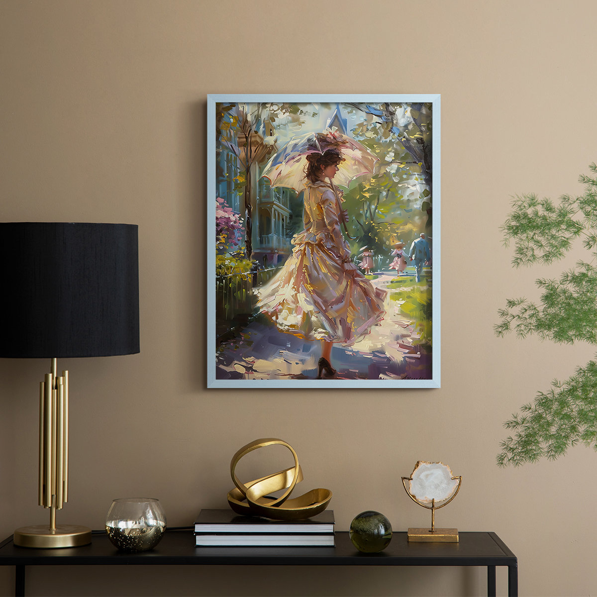 Charlton Home® WOMEN Series DCLXXII Framed Print - Solid Wood | Wayfair