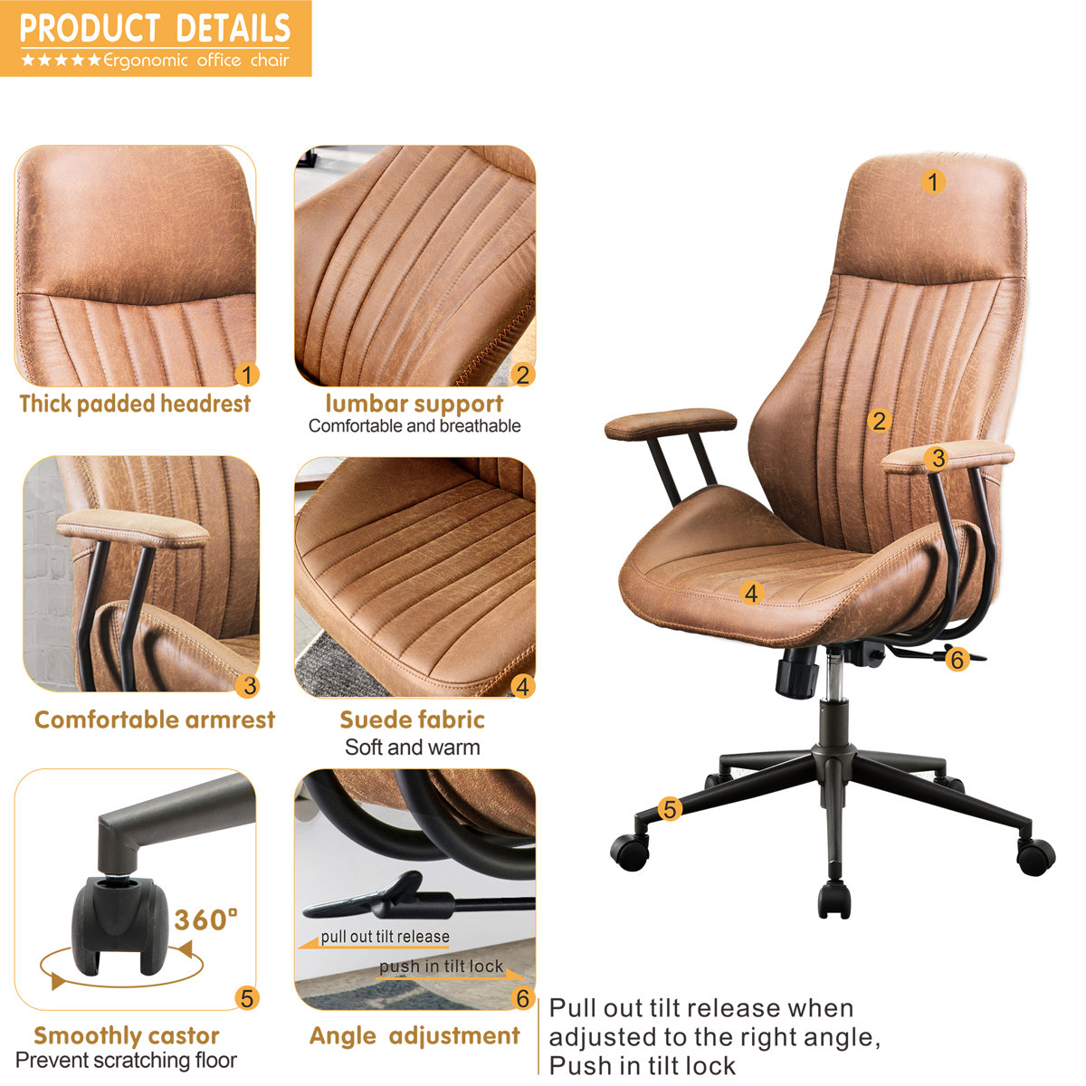Inbox Zero Executive Chair & Reviews - Wayfair Canada
