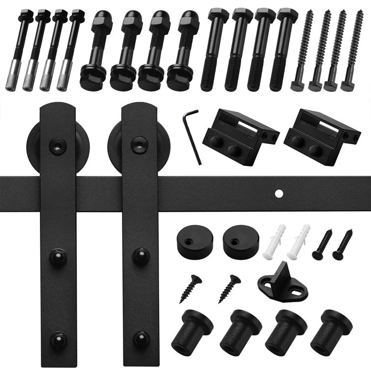 clihome I Shape Barn Single Door Track | Wayfair