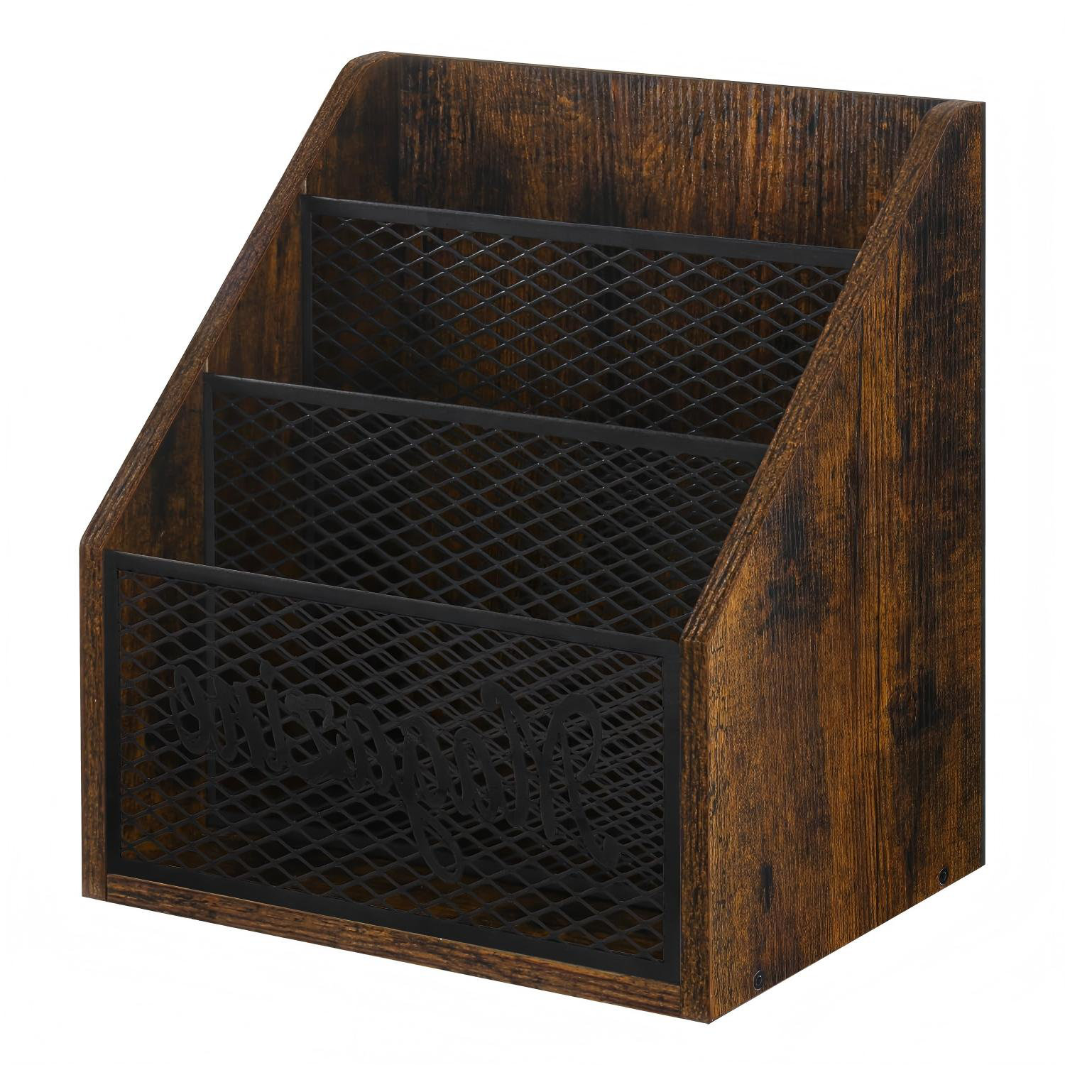 17 Stories Magazine Holder, Stepped 3 Tier Magazine Rack Floor ...