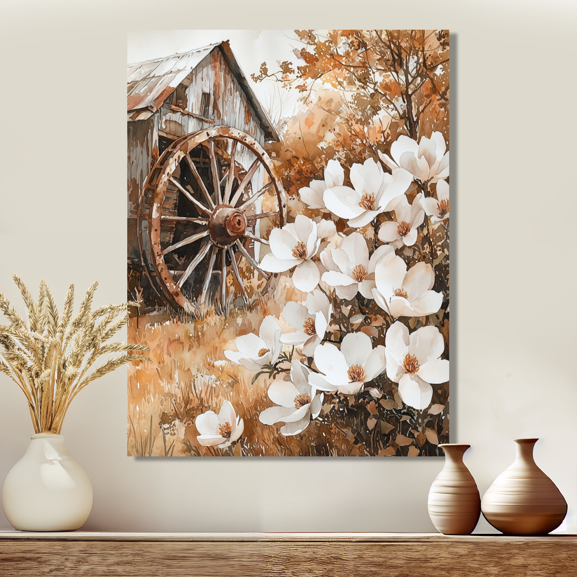 Millwood Pines Giamo - Floral Wall Art | Wayfair
