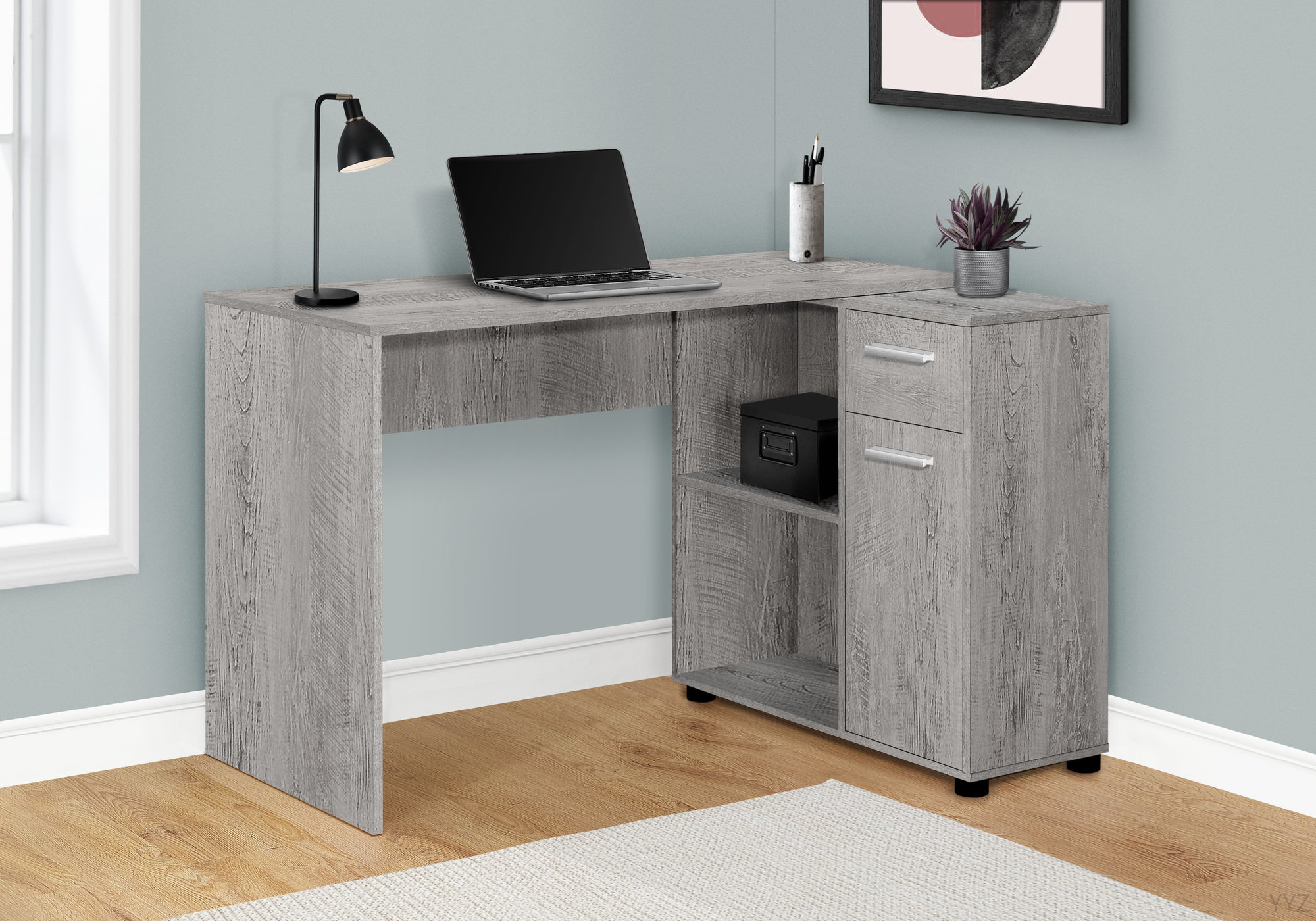 Trent Austin Design Computer Desk, Home Office, Corner, Storage Drawers ...