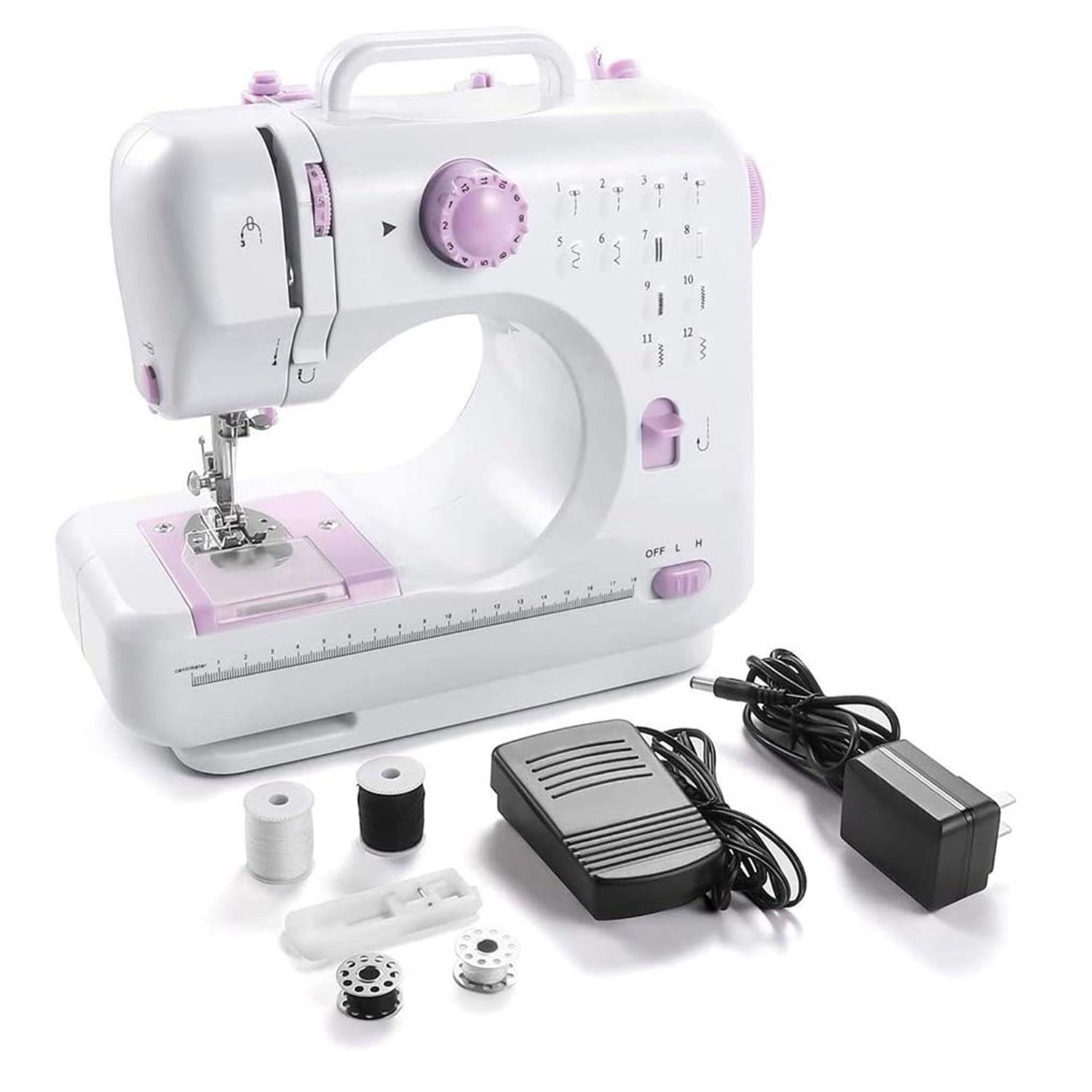 Homeika Electric Sewing Machine, Portable Mini Electric Sewing Machine ...