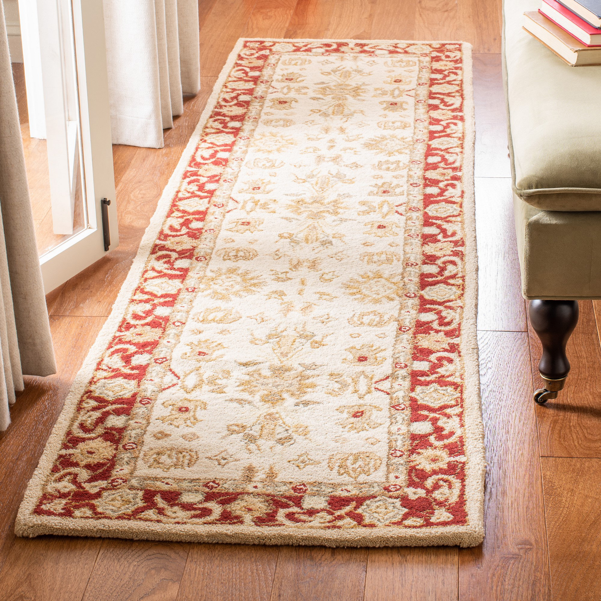 Charlton Home® Tingley Hand Tufted Wool Pile Oriental Rug & Reviews ...