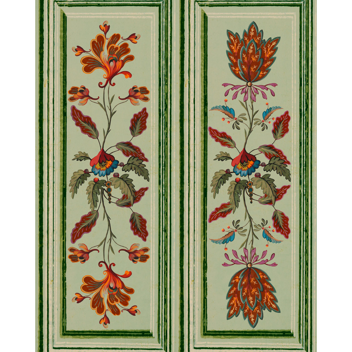 MINDTHEGAP Tyrol Apres-Ski Home Tyrolean Panel 9.84' L x 61.42" W ...
