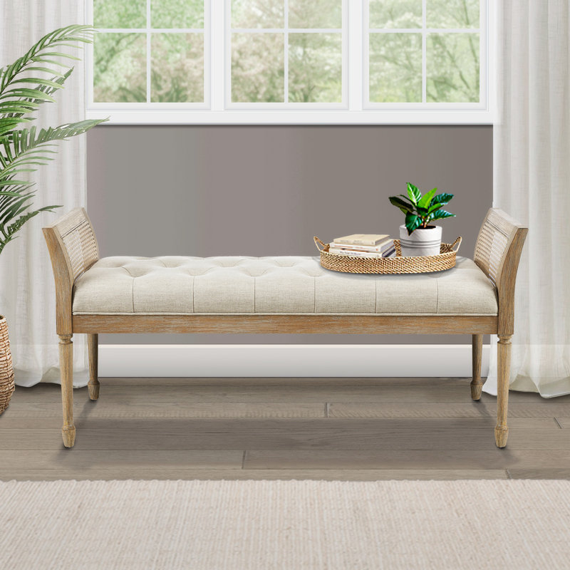 One Allium Way® Densel Foam Upholstered Bench | Wayfair