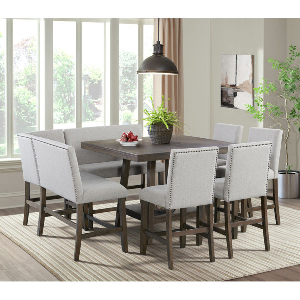Seats 8 Bar & Counter Height Dining Sets You'll Love | Wayfair