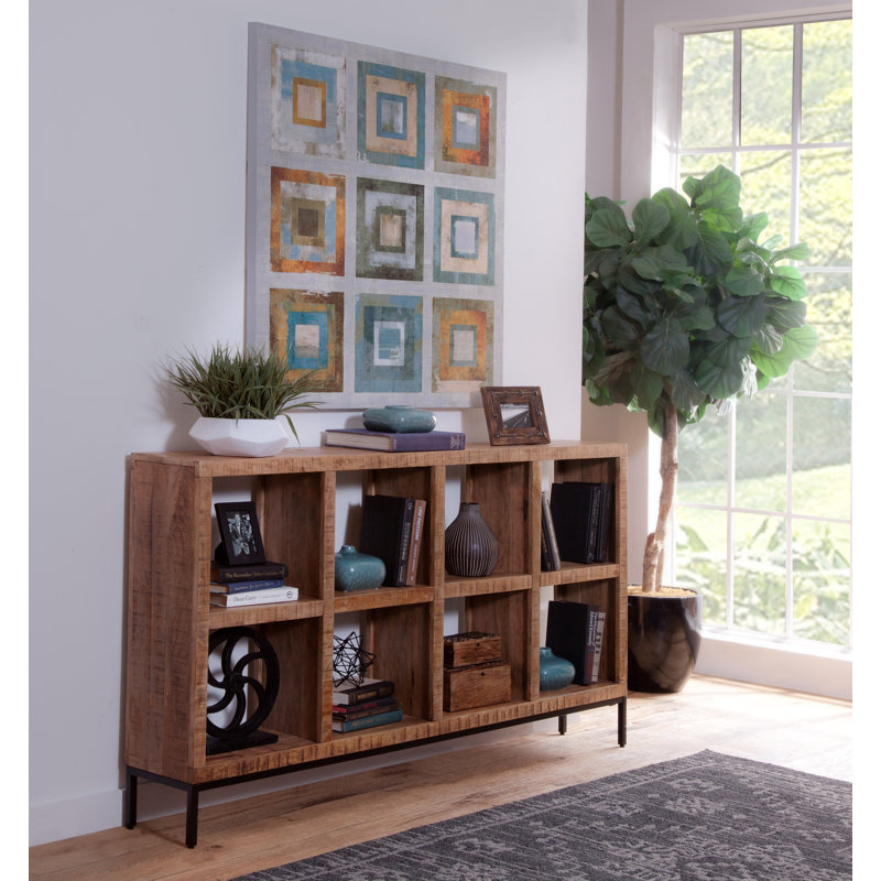 17 Stories Natural Console Bookcase | Wayfair