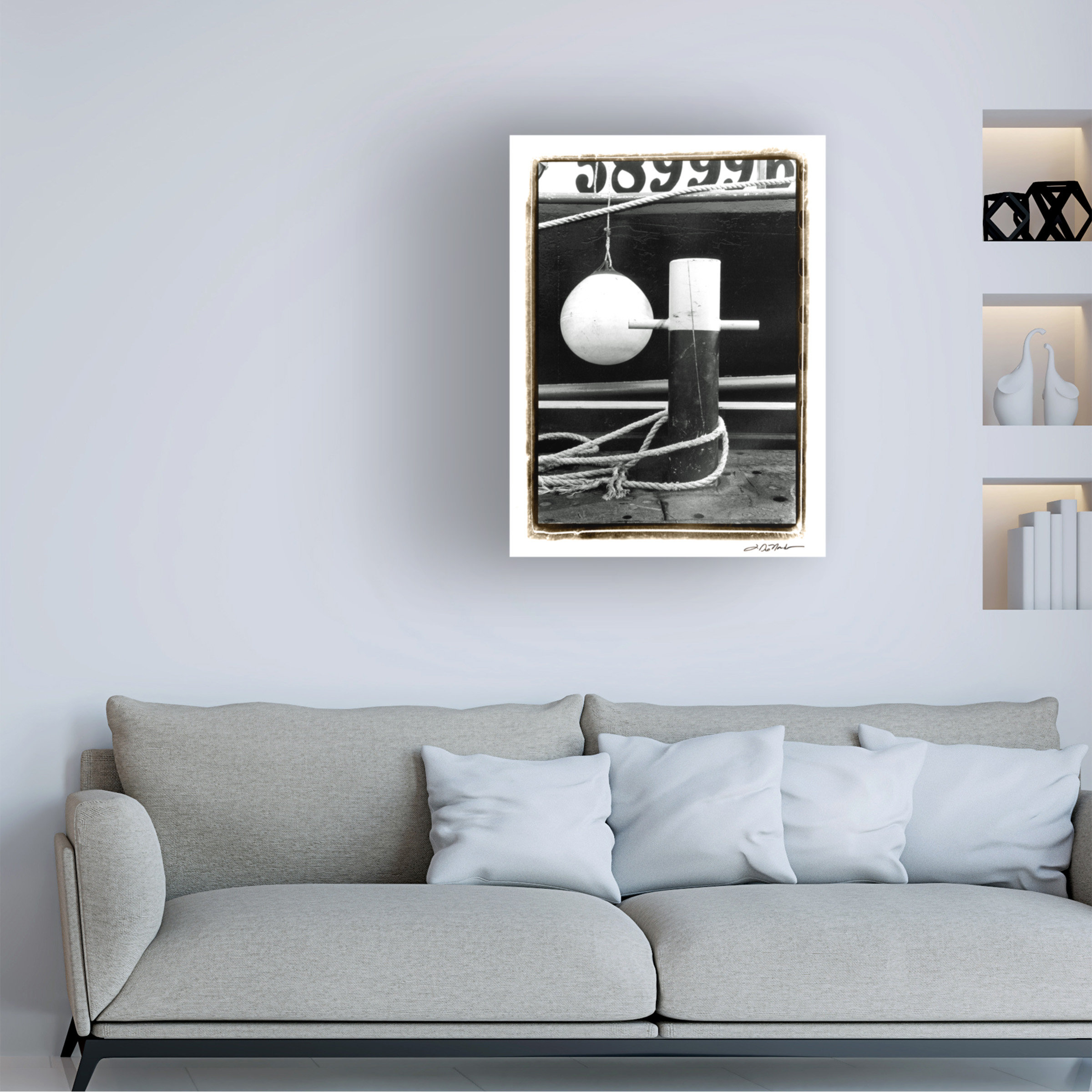 Trademark Fine Art Laura DeNardo 'All Tied Up' Canvas Art | Wayfair