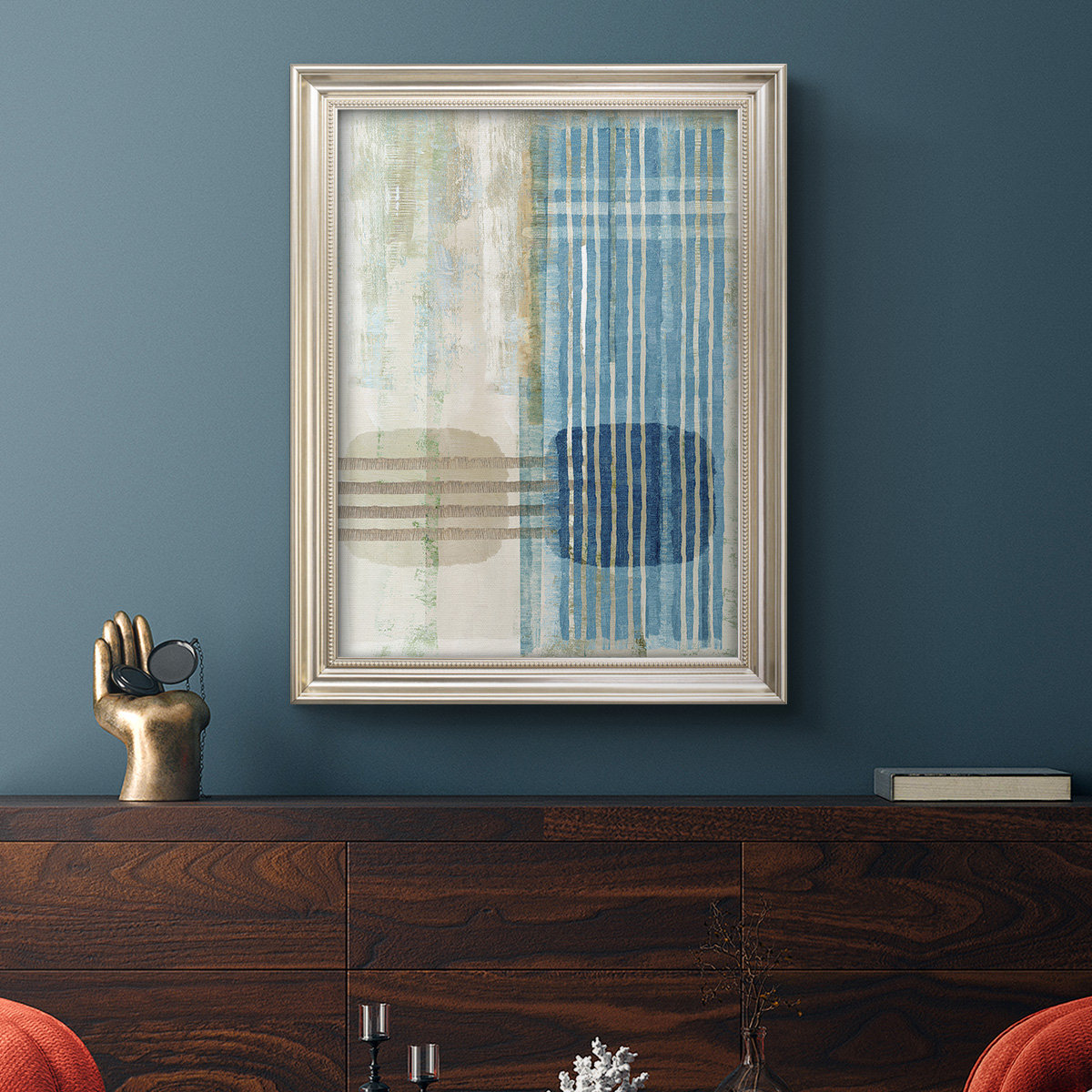 Ivy Bronx Blue Horizon III Blue Horizon III - Picture Frame Print on ...