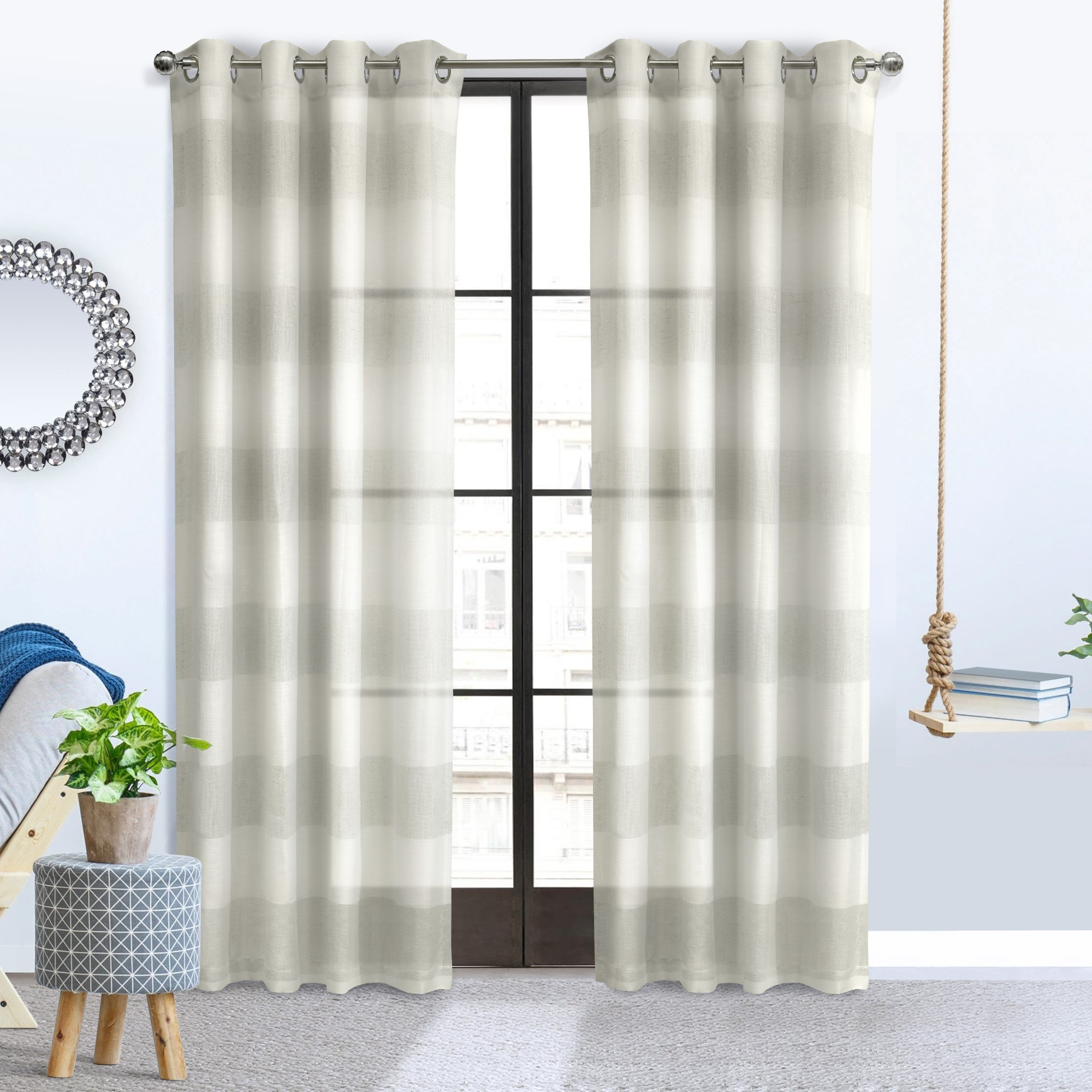 Rosecliff Heights Polyester Curtain | Wayfair