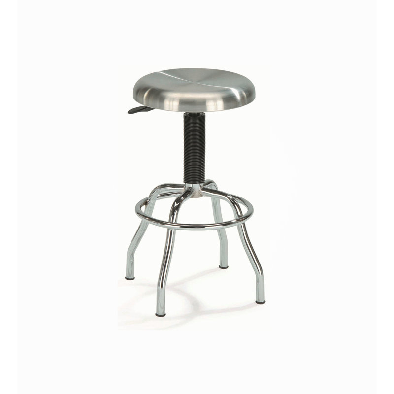 17 Stories 1PC Stainless Steel Adjustable Work Stool | Wayfair