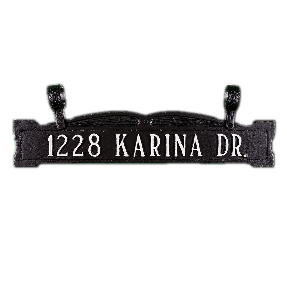 Montague Metal Products Inc. 1-Line Hanging Sign | Wayfair