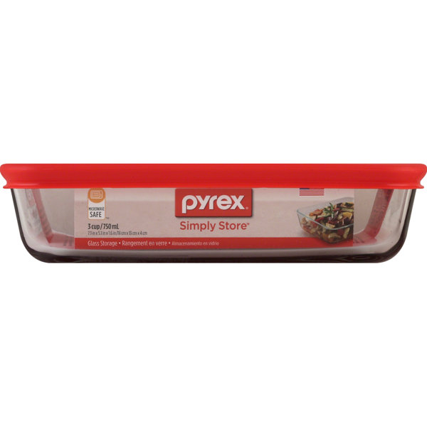 Pyrex Storage Plus Glass Food Storage Container & Reviews | Wayfair