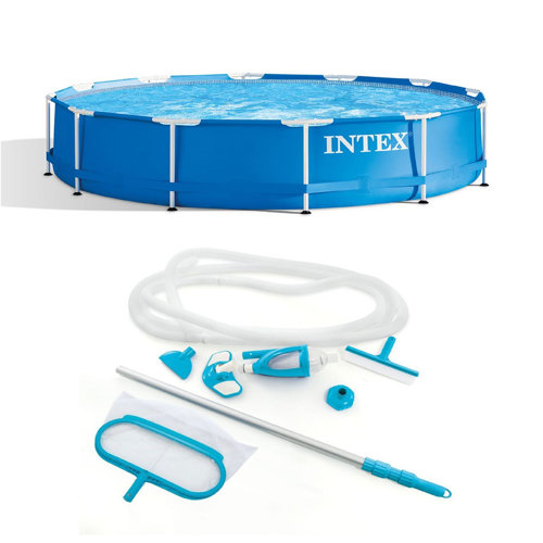 Intex 2.5' x 12' Plastic Hard Sided Pool | Wayfair