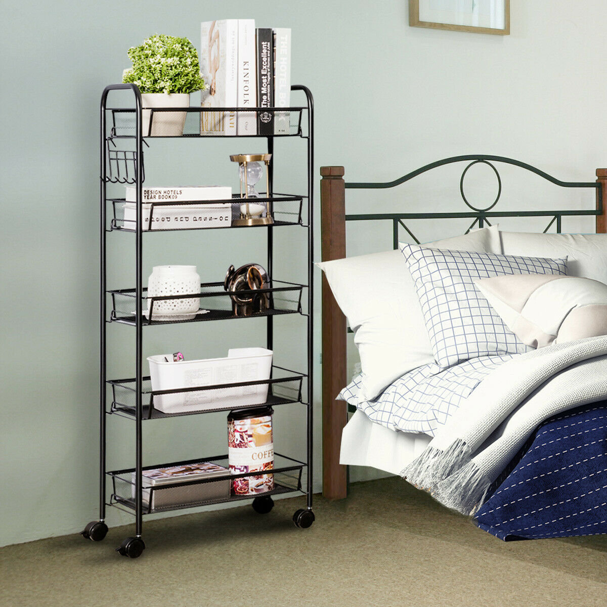 Costway Basket Utility Cart & Reviews | Wayfair