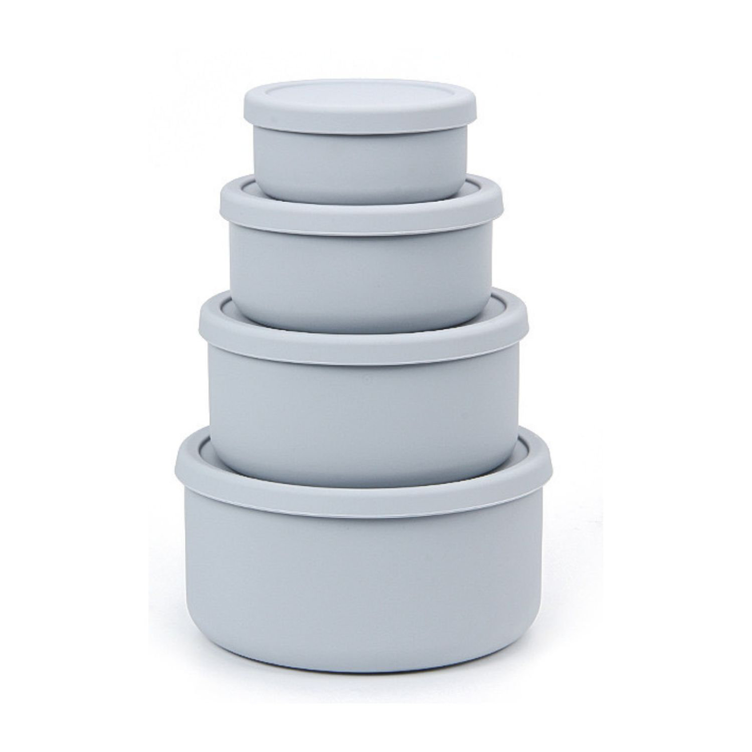 Mint Pantry® 4 Pack Silicone Food Storage Containers Microwave Safe ...