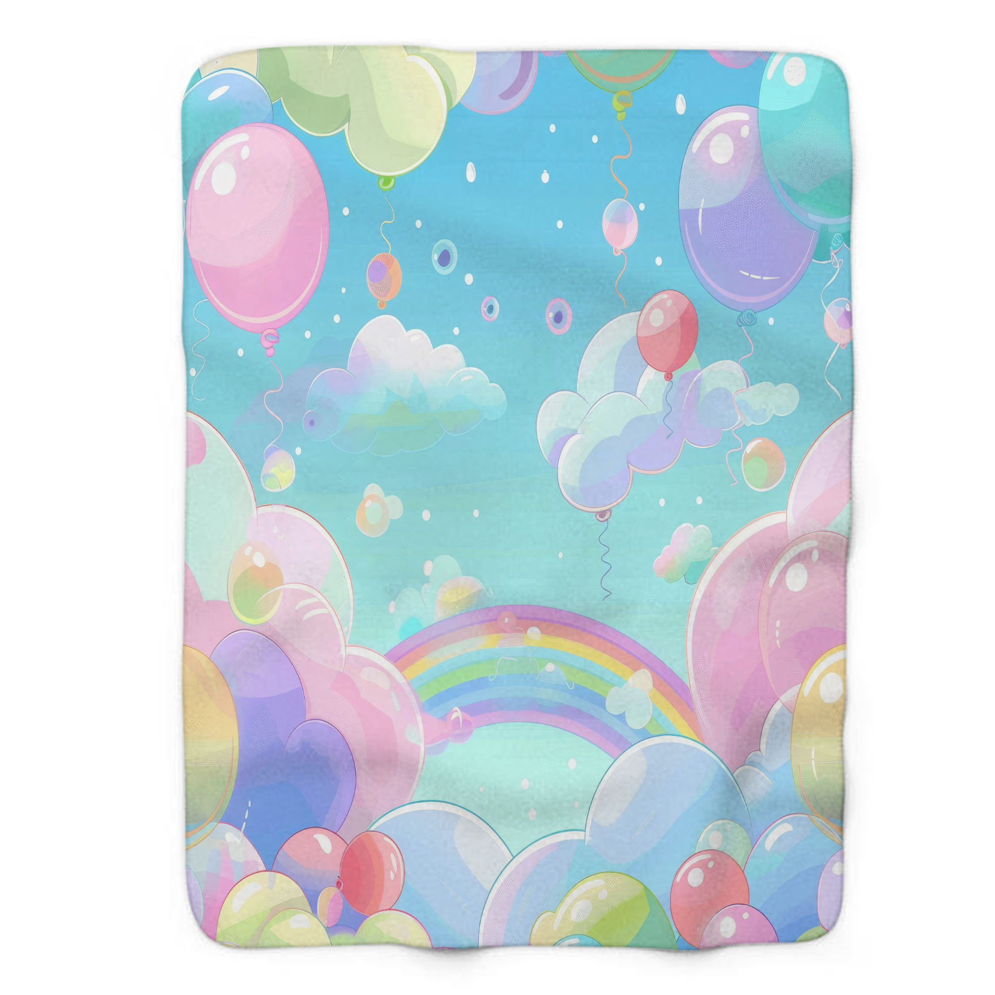 MentionedYou Colorful Balloons - 1 Piece Premium Blanket | Wayfair
