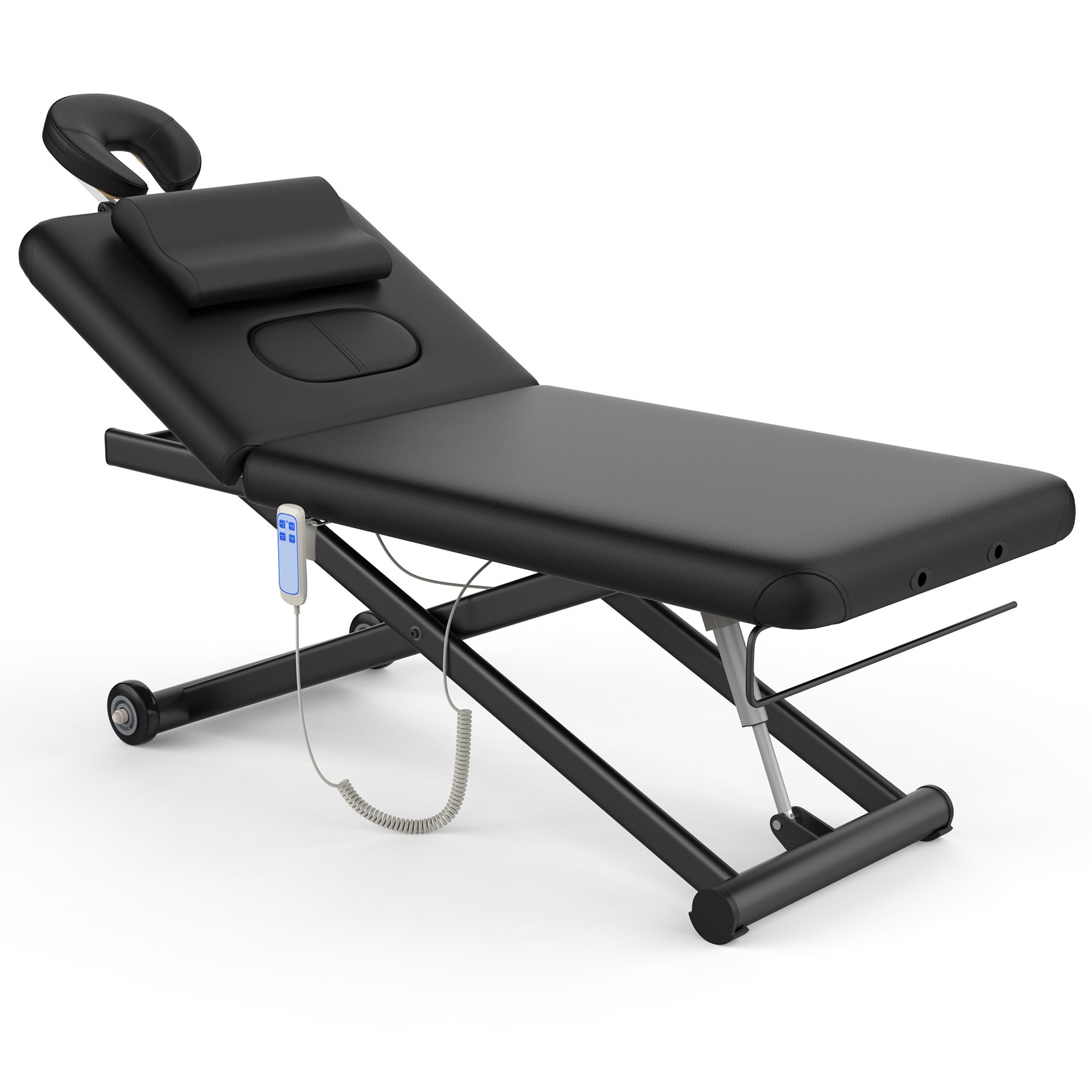 Inbox Zero Miranta 75" Full Electric Massage Bed Height and Head ...