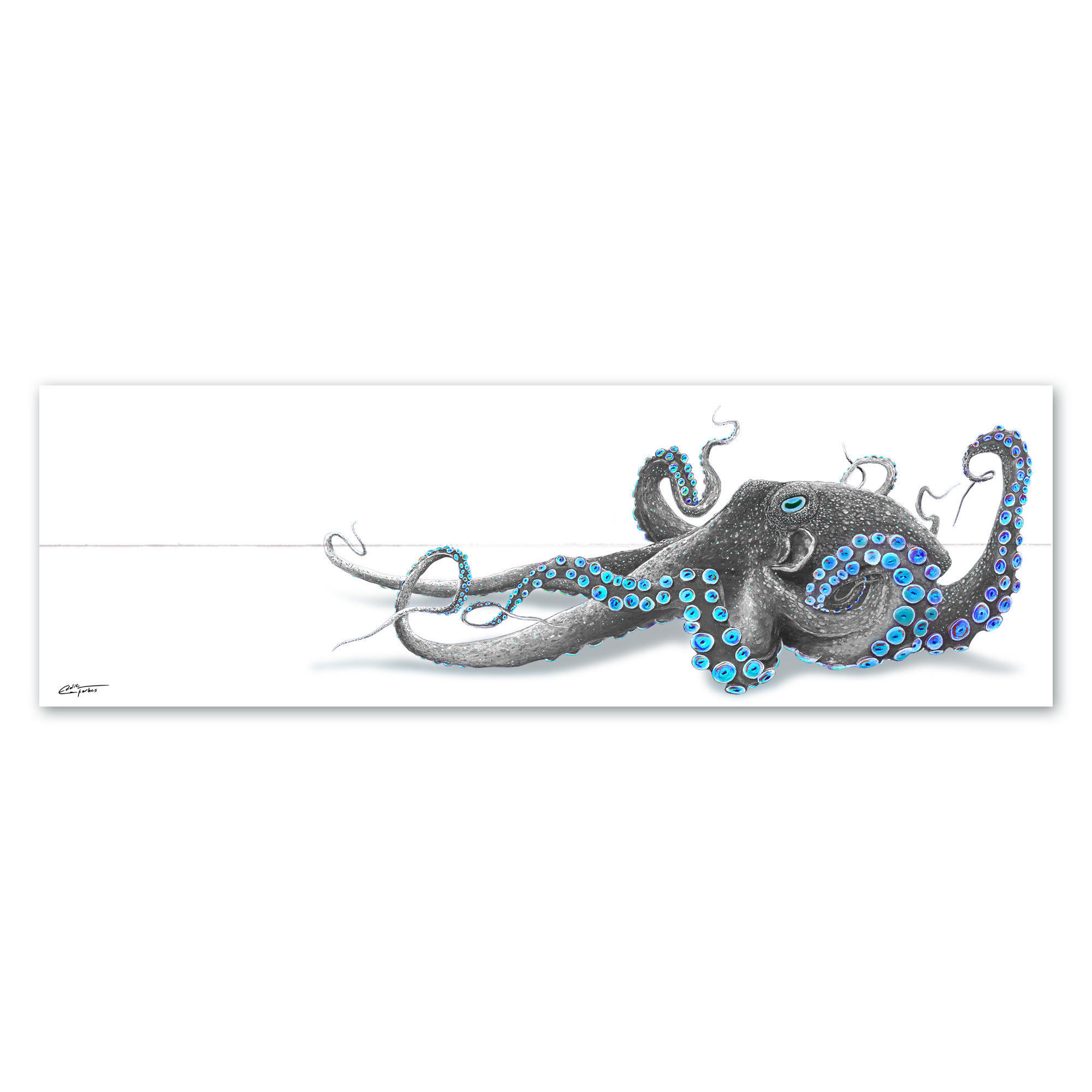 Dovecove Tako Octopus On Wood Print | Wayfair