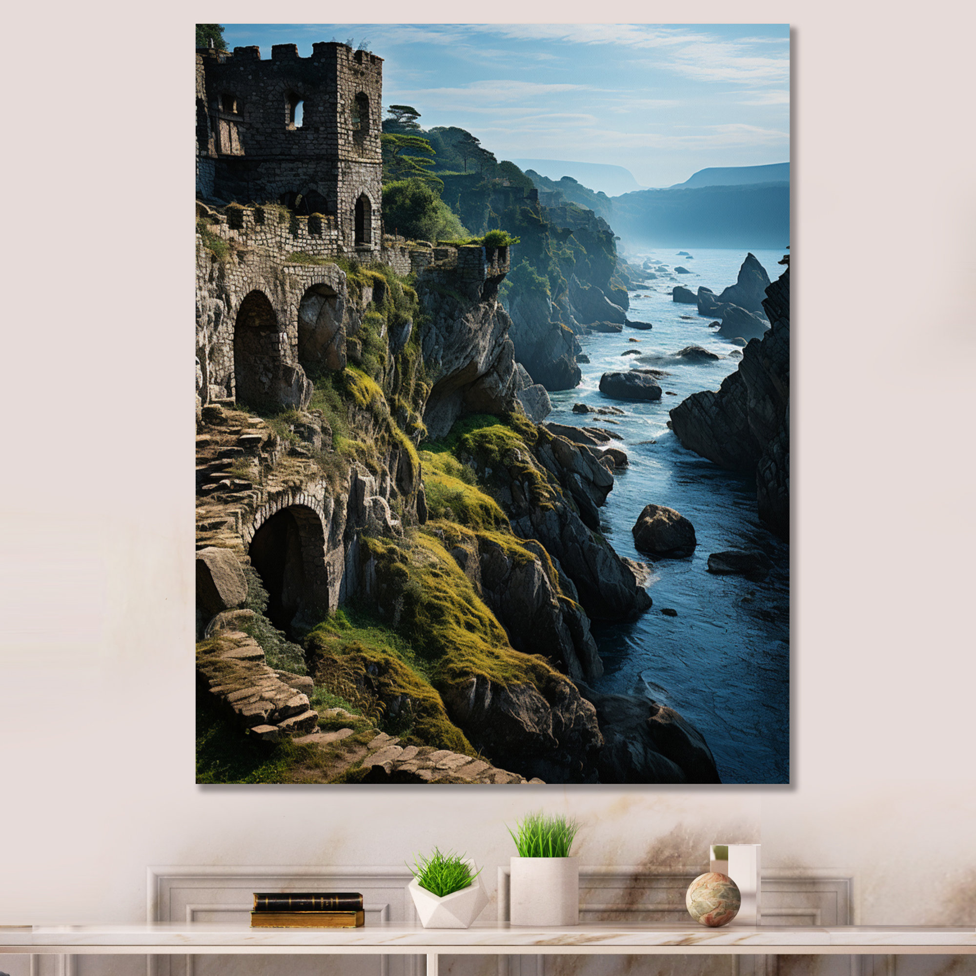 Millwood Pines Assan Castles Coastal Citadel Ocean I Framed On Canvas ...